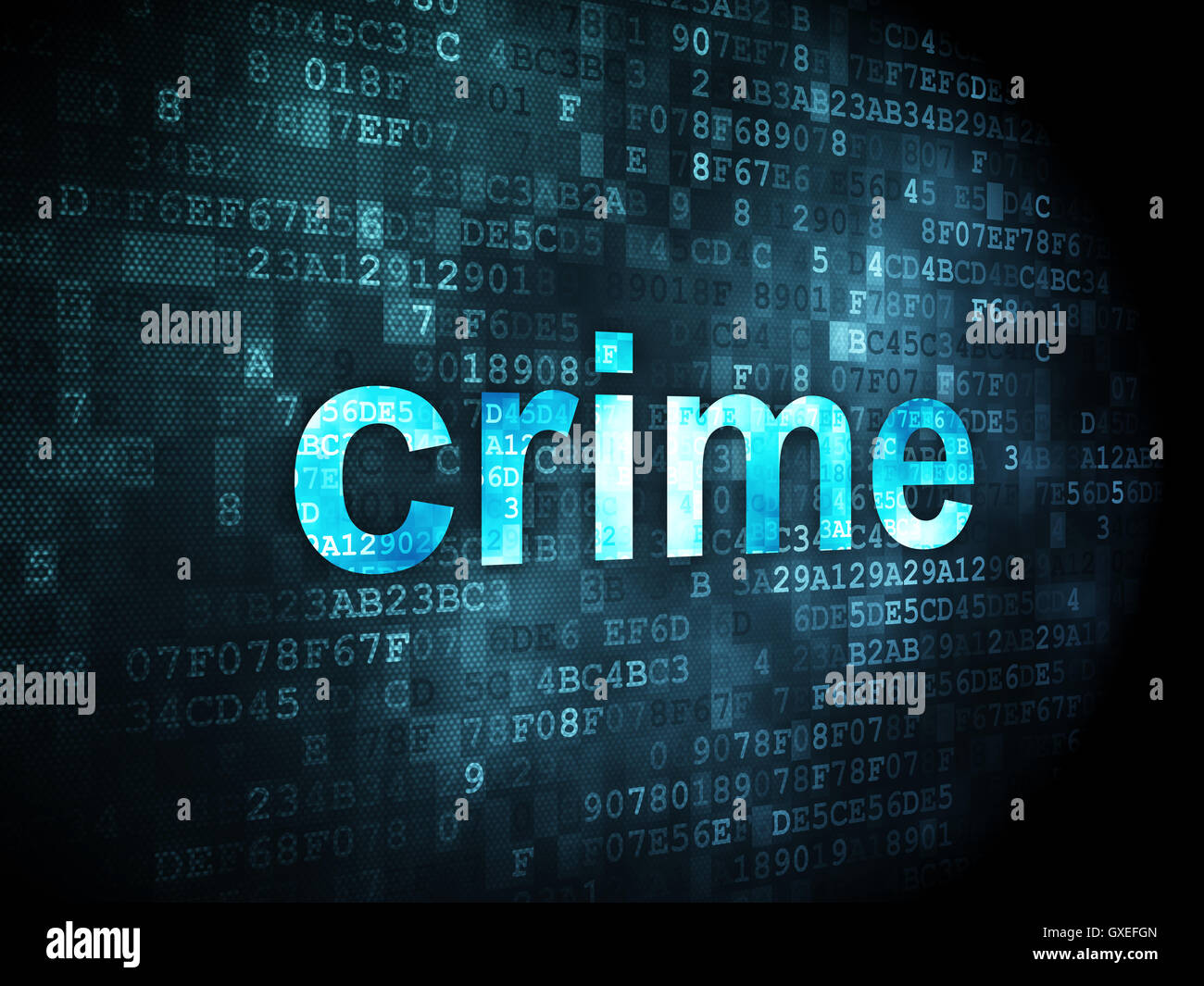 Safety concept: Crime on digital background Stock Photo - Alamy