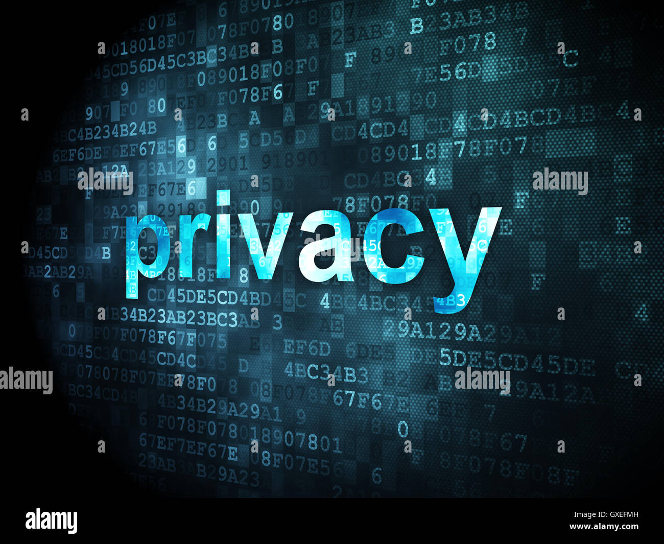 Security concept: Privacy on digital background Stock Photo - Alamy