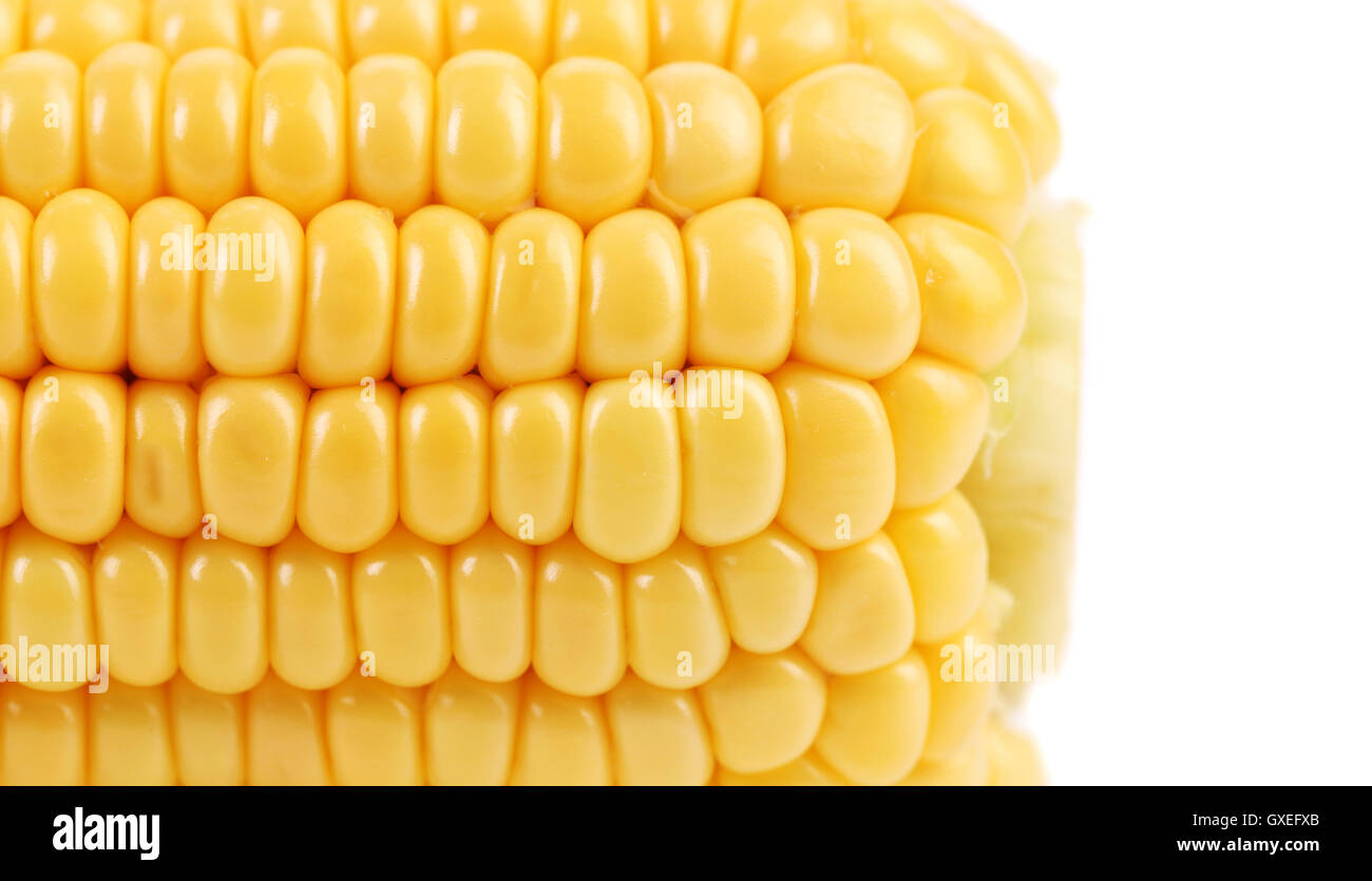 Tail of boiled corn. There is space for text Stock Photo - Alamy