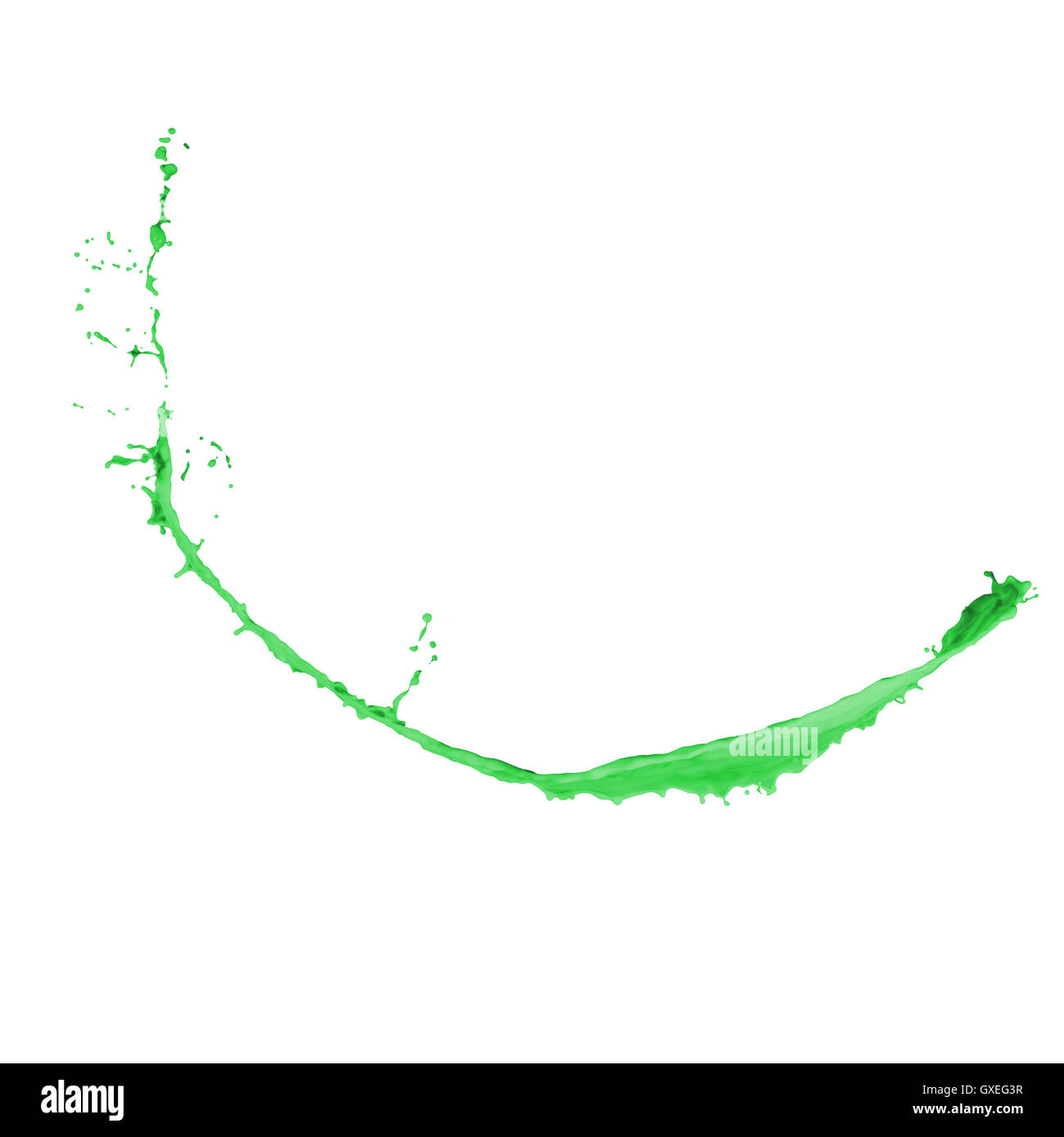 green paint splash Stock Photo - Alamy