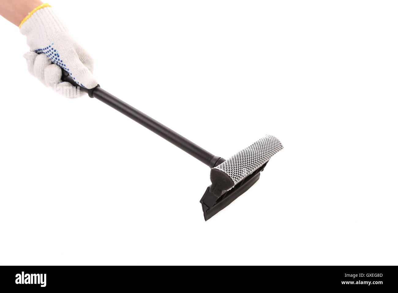 Mop for cleaning windows Stock Photo - Alamy