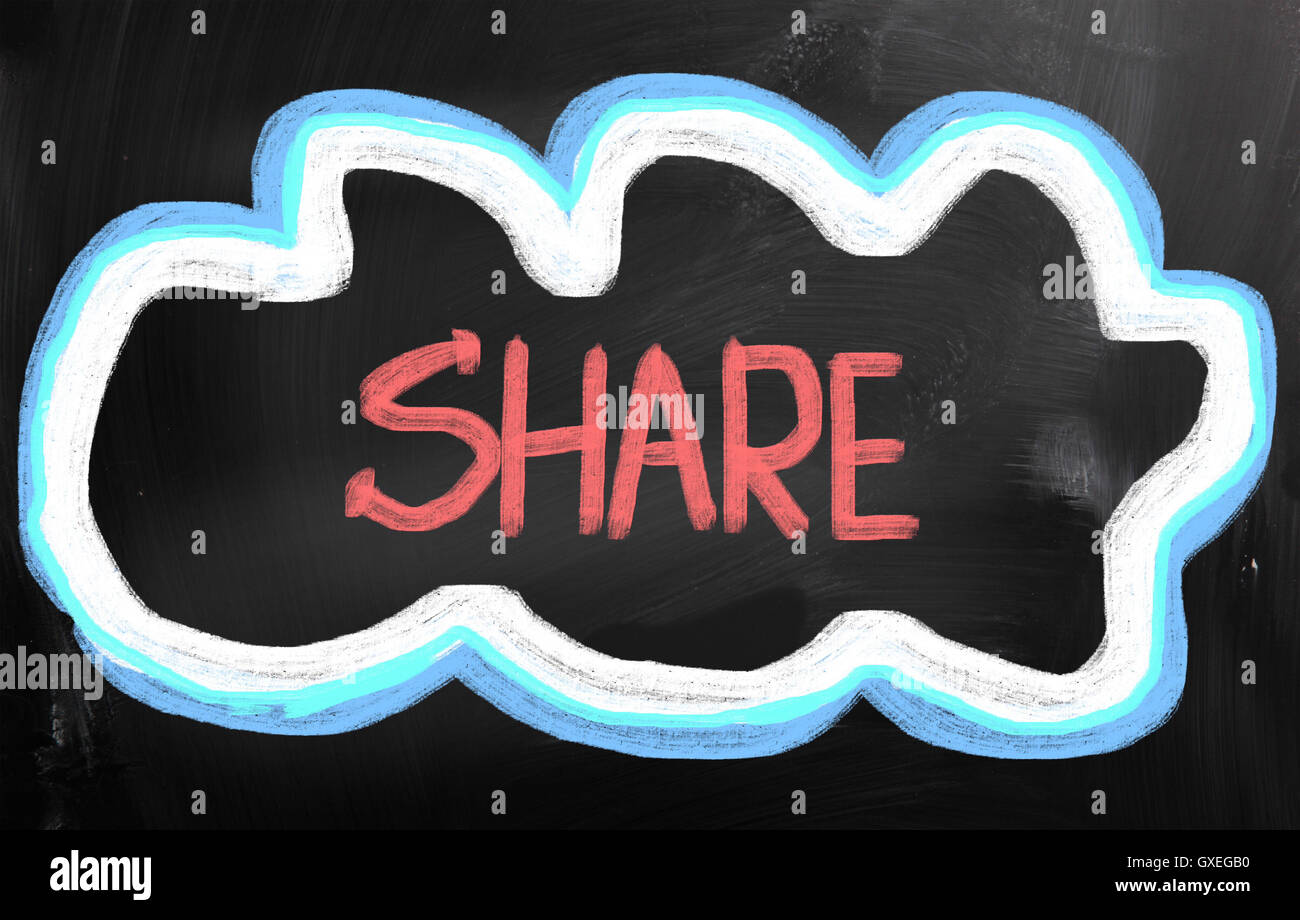 Link sharing information technology hi-res stock photography and images ...