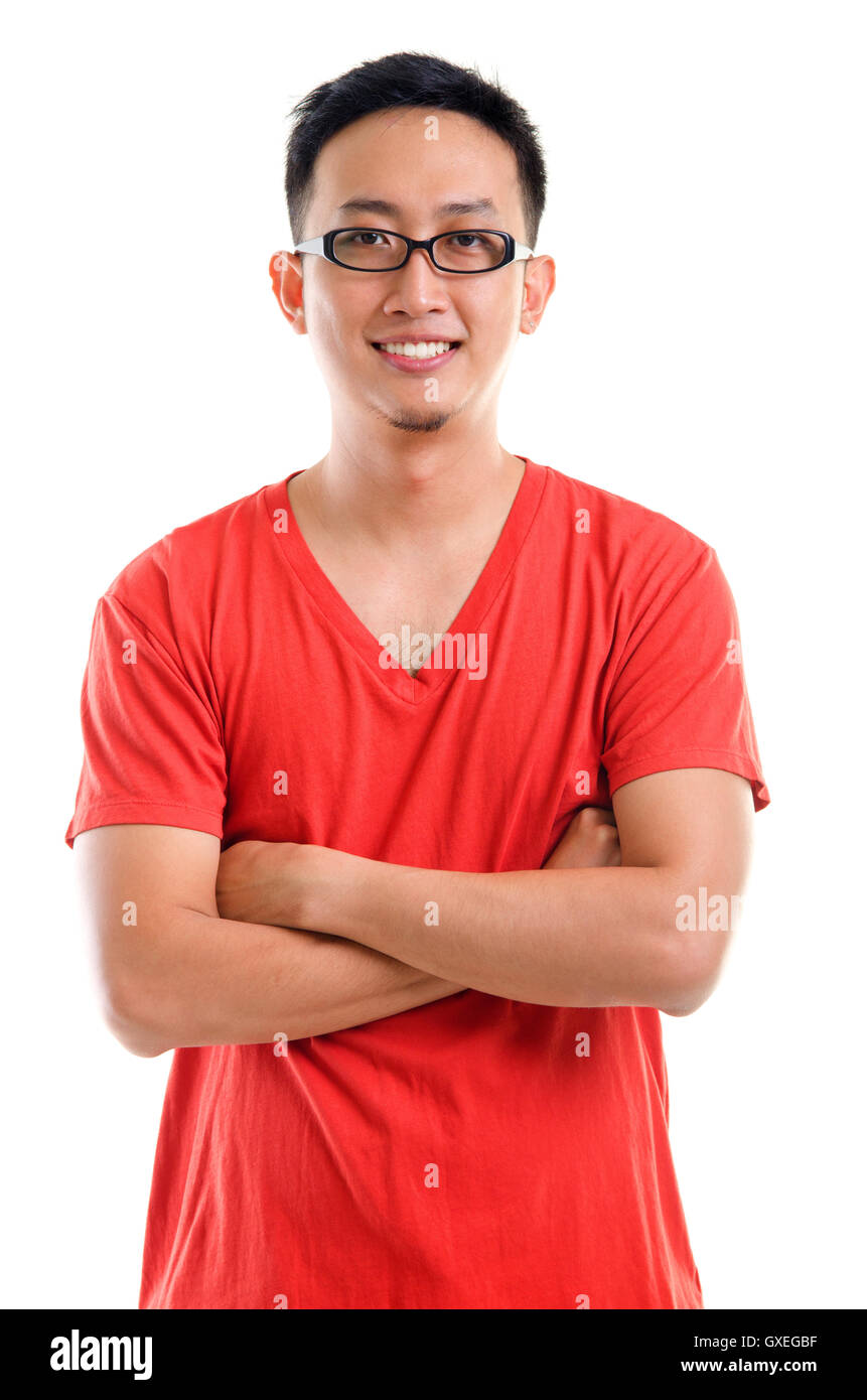 Portrait of young Southeast Asian man Stock Photo - Alamy