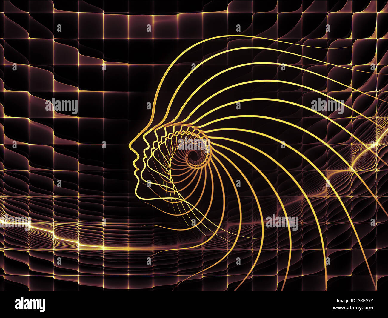 Metaphorical Soul Geometry Stock Photo - Alamy