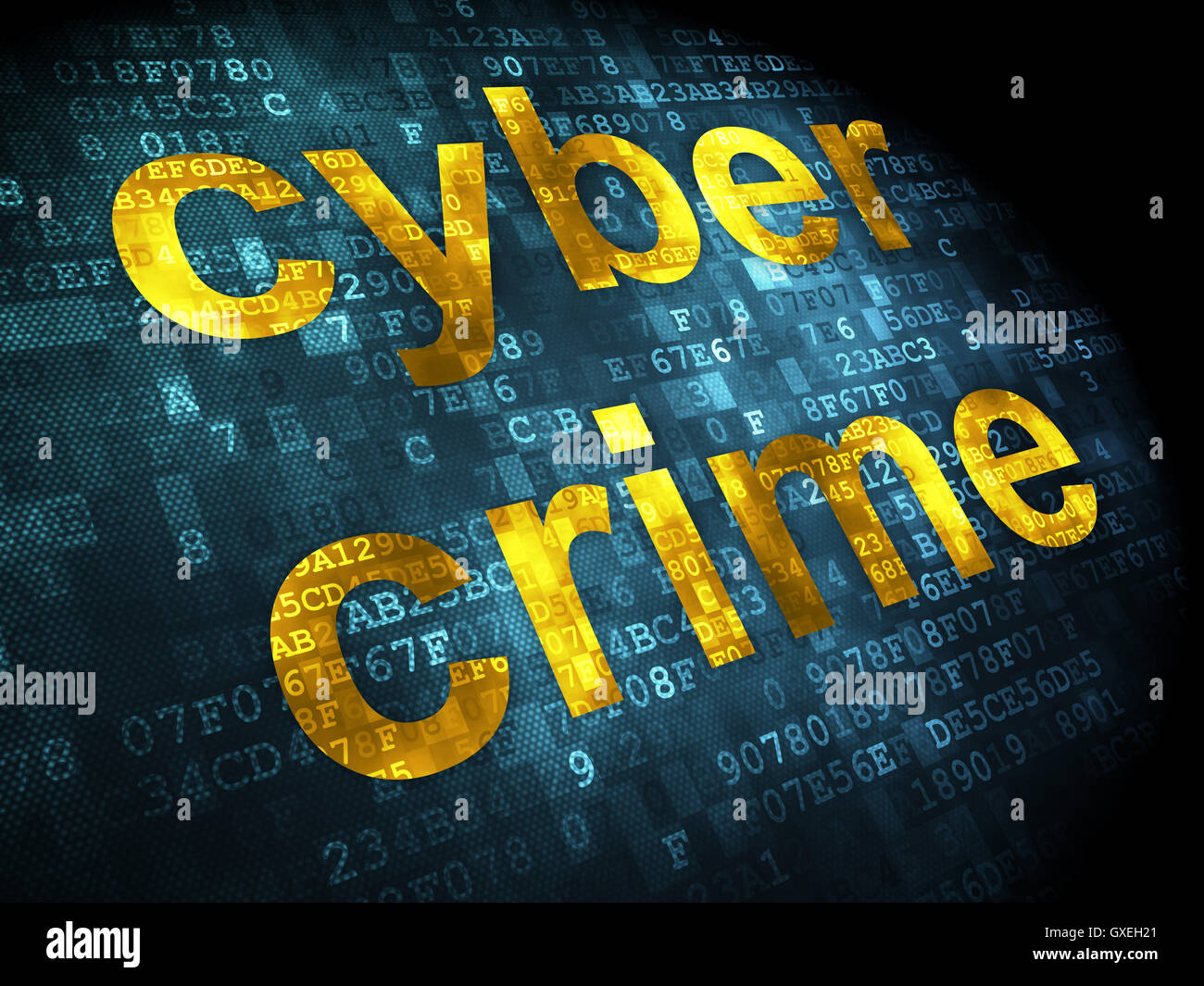 Safety concept: Cyber Crime on digital background Stock Photo - Alamy