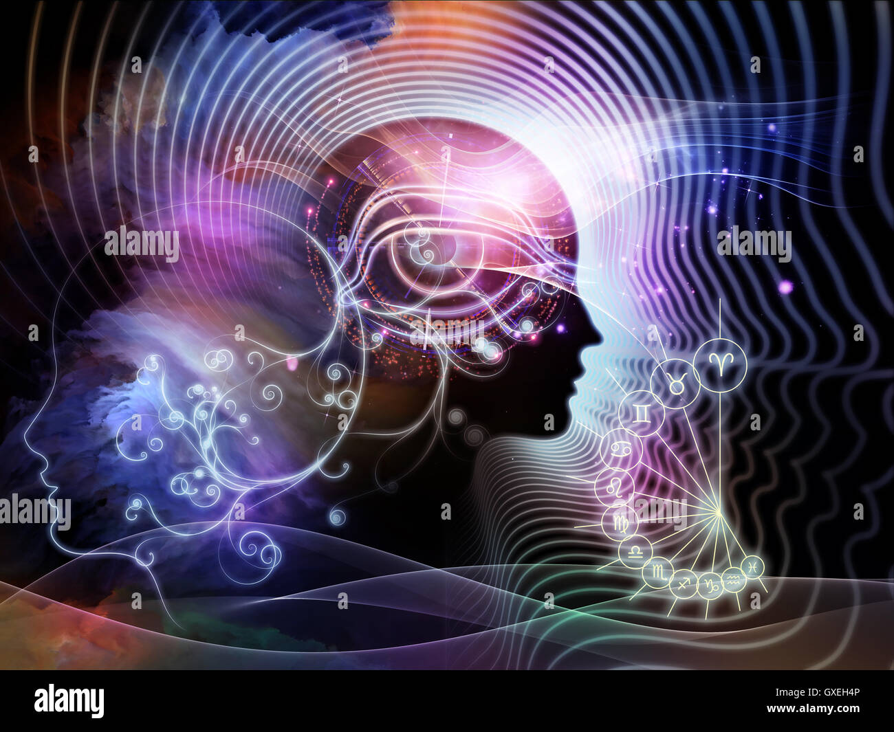 Illusions of Human Mind Stock Photo - Alamy