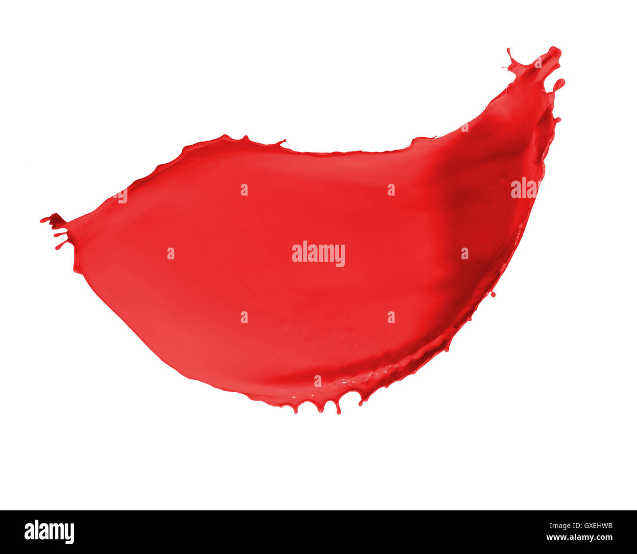 red paint splash Stock Photo - Alamy