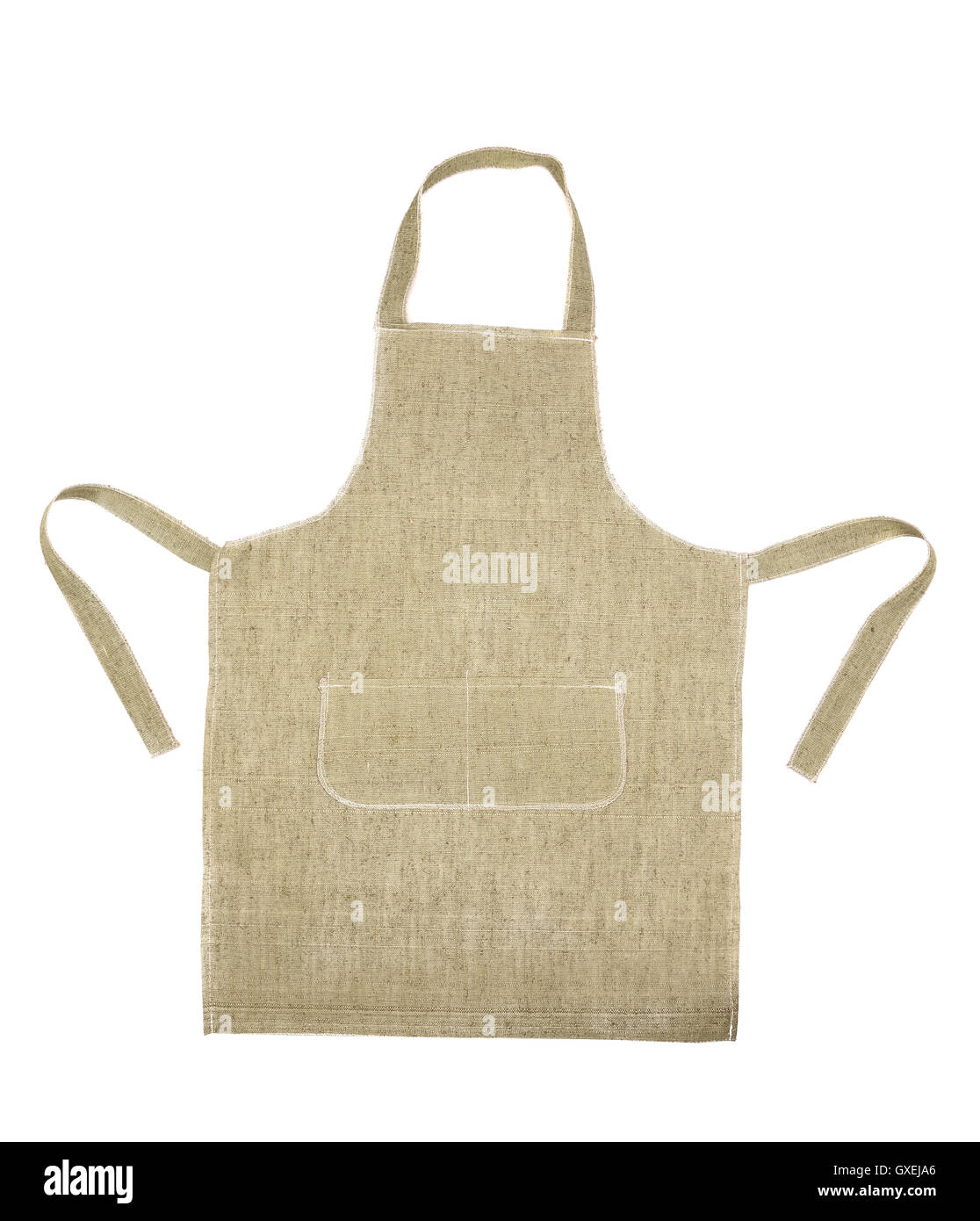Cooking gray apron Stock Photo - Alamy