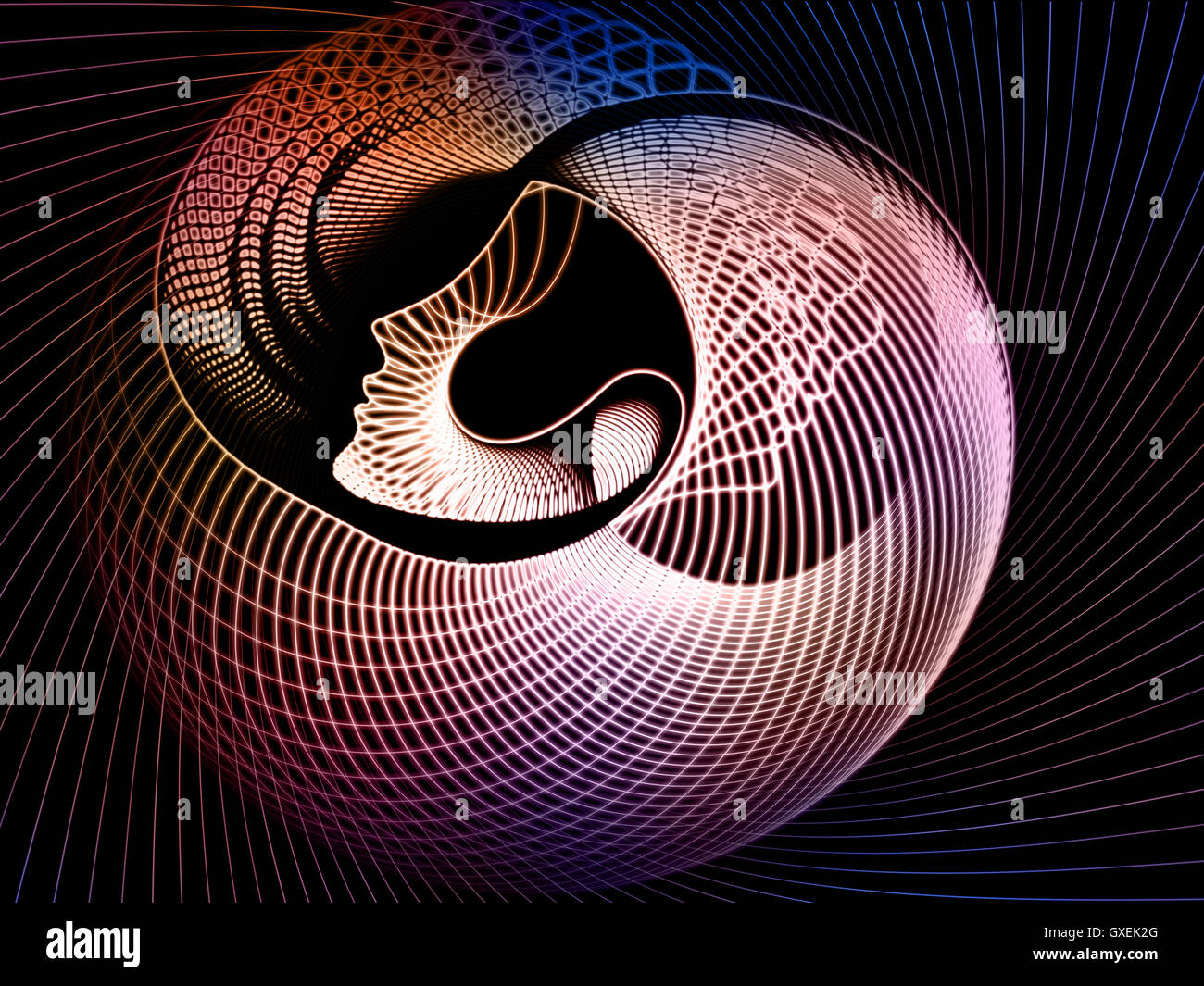 Soul Geometry Metaphor Stock Photo - Alamy