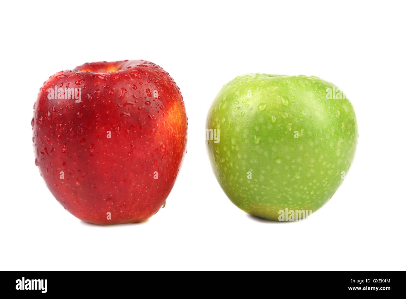 Red and green apples Stock Photo - Alamy
