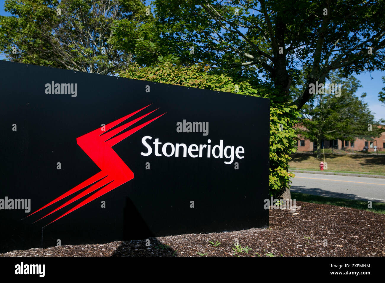 A logo sign outside of a facility occupied by Stoneridge, Inc., in ...