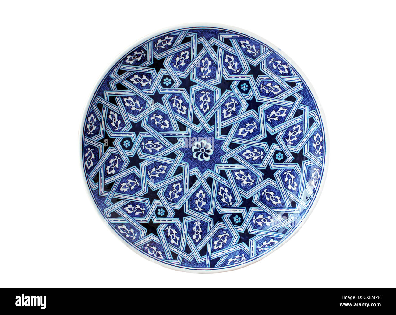 Turkish plate pottery Cut Out Stock Images & Pictures - Alamy