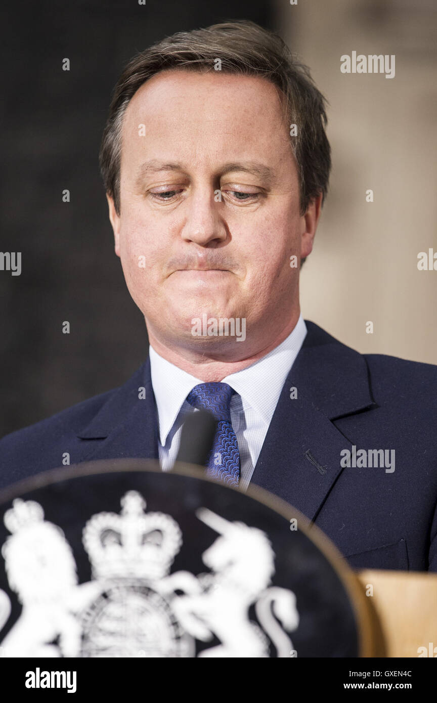 David Cameron makes his final statement as Prime Minister before ...