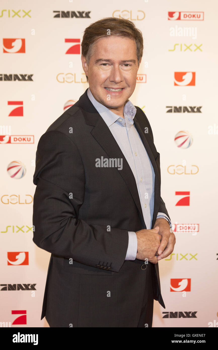 Celebrities attending the Pro 7 SAT 1 press conference at Cinemaxx ...