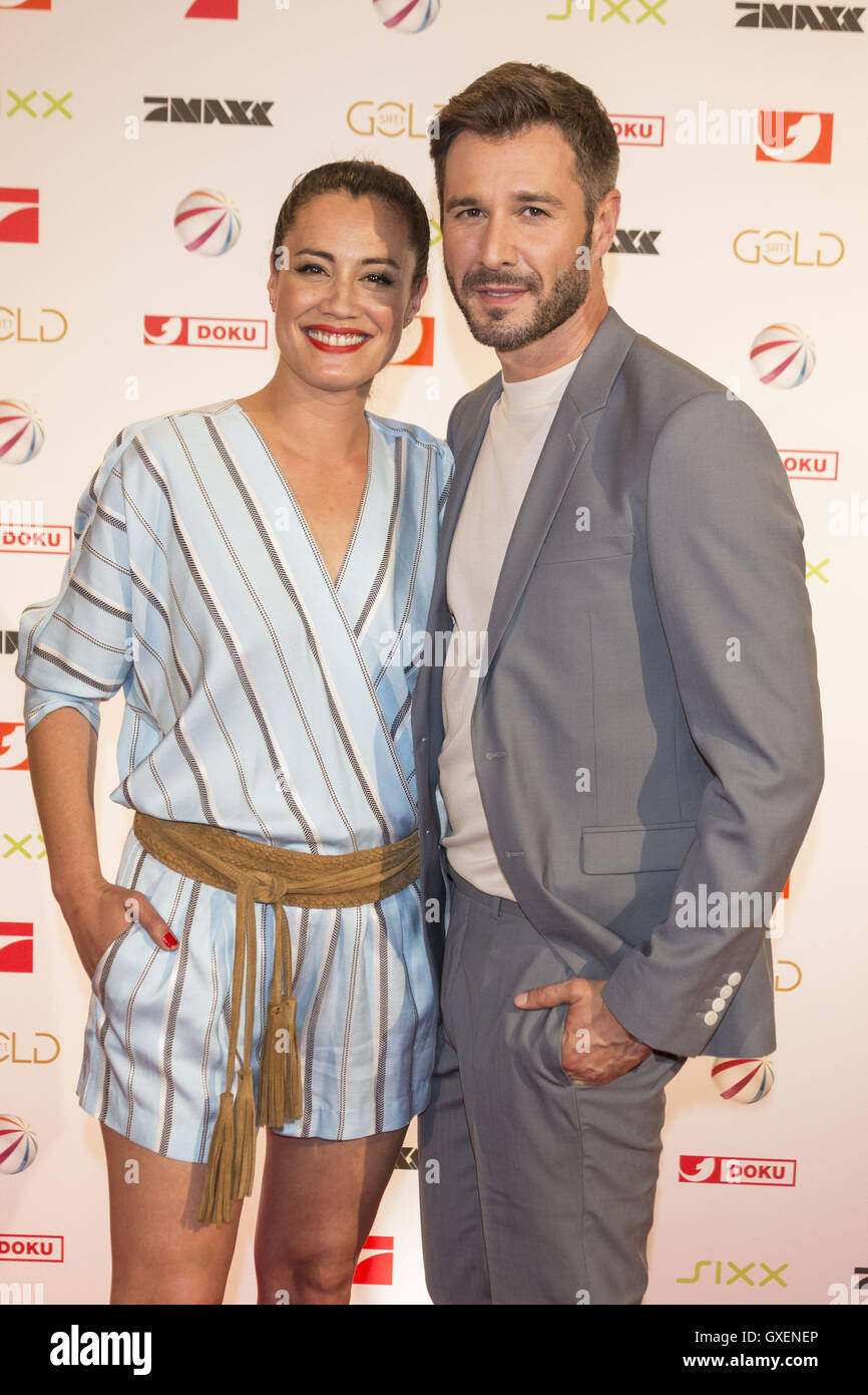 Celebrities attending the Pro 7 SAT 1 press conference at Cinemaxx ...