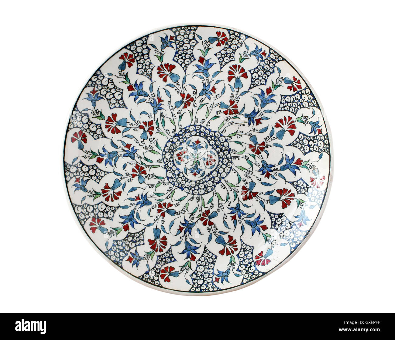 Iznik plate Cut Out Stock Images & Pictures - Alamy
