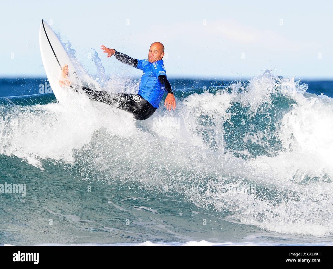 Contestants take part in the annual WSL Surf at Jeffreys Bay in South ...
