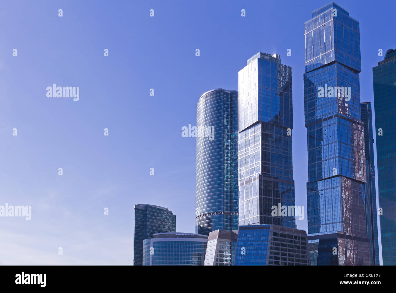 Contemporary russian architecture concept: modern, futuristic ...