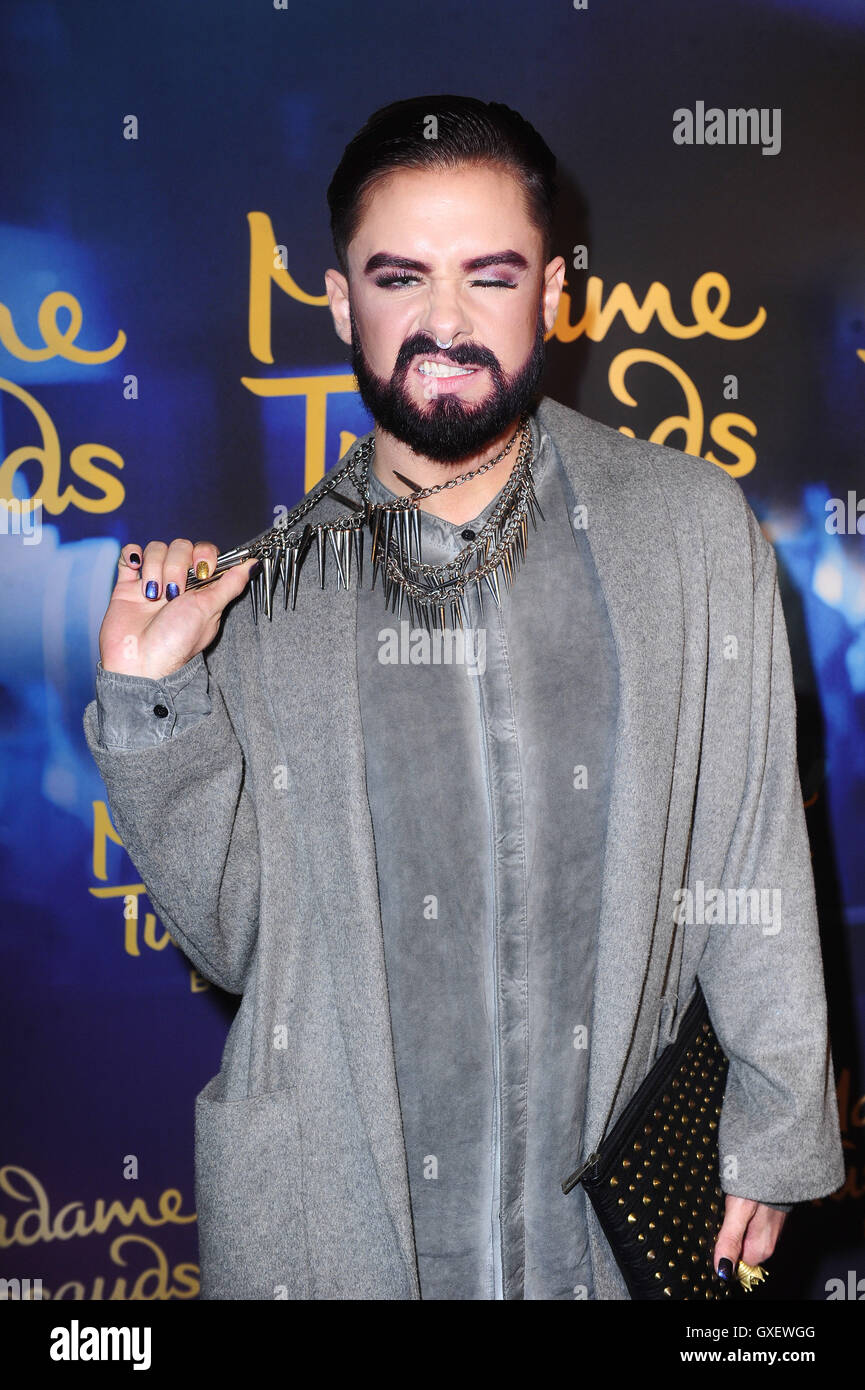 Celebrities at Madame Tussauds Berlin. Featuring: Keye Katcher Where ...