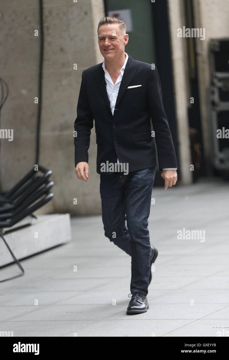 Bryan Adams performs at BBC's 'The One Show' joining presenters Jamie ...