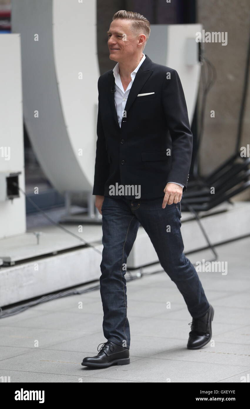 Bryan Adams performs at BBC's 'The One Show' joining presenters Jamie ...