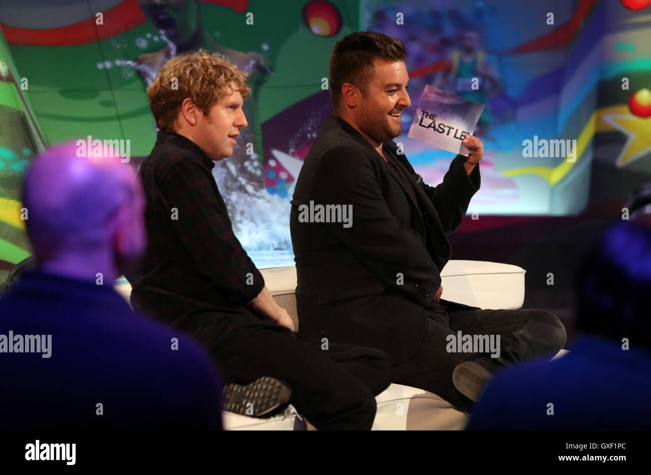 Josh Widdicombe And Alex Brooker In The Studio During A Dress Rehearsal