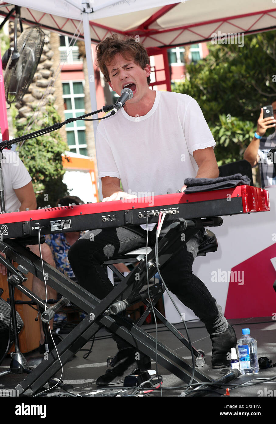 Charlie Puth performs at GO Pool inside Flamingo Las Vegas Featuring ...