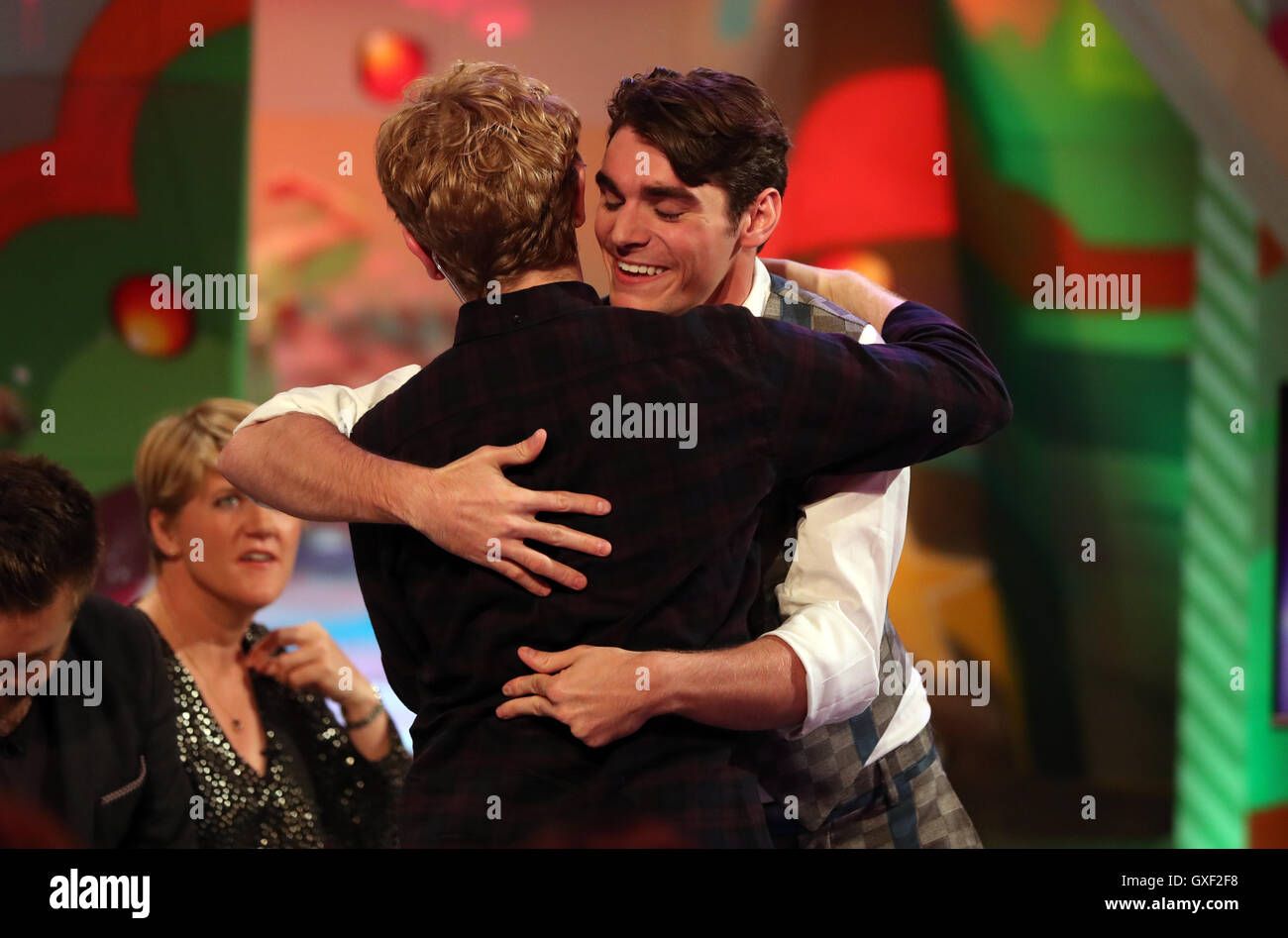 RJ Mitte in the studio during a dress rehearsal for television show The ...