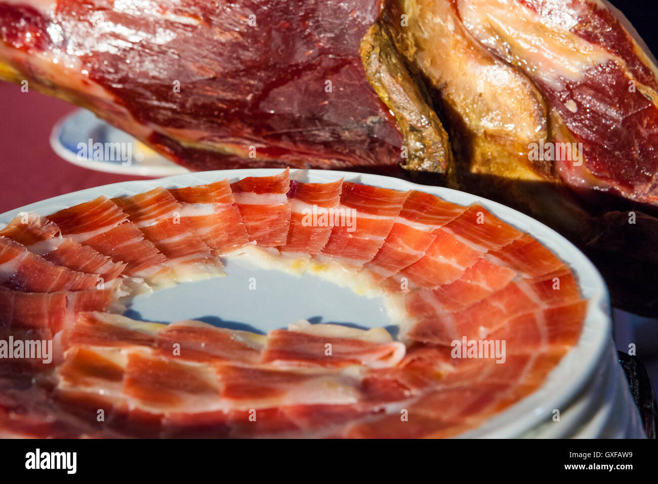 Pata Negra Cured Iberian Ham High Resolution Stock Photography and ...