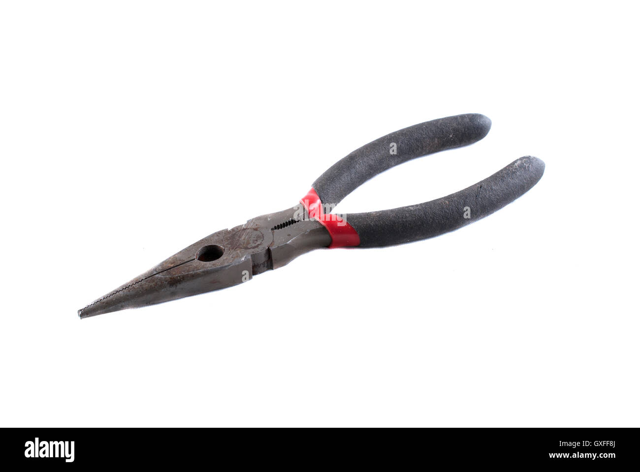 pliers isolated on a white background. Hand tools Stock Photo - Alamy
