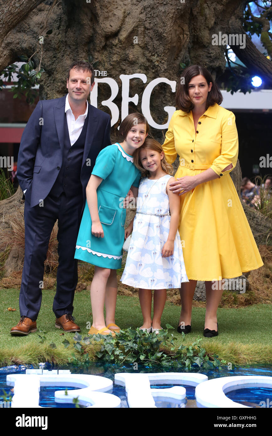 The BFG UK premiere - Arrivals Featuring: Ruby Barnhill, Paul Barnhill ...