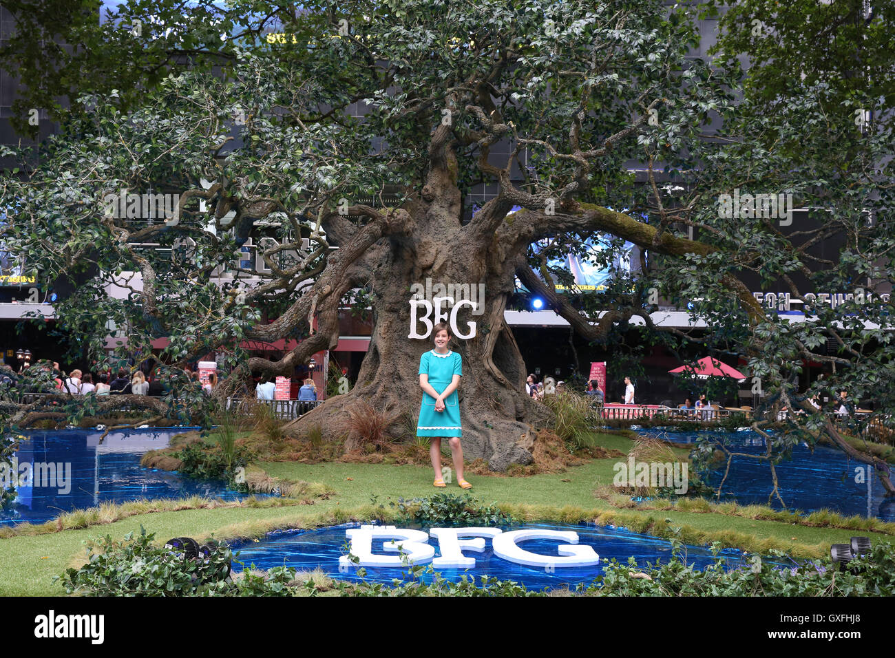 The BFG UK premiere - Arrivals Featuring: Ruby Barnhill Where: London ...