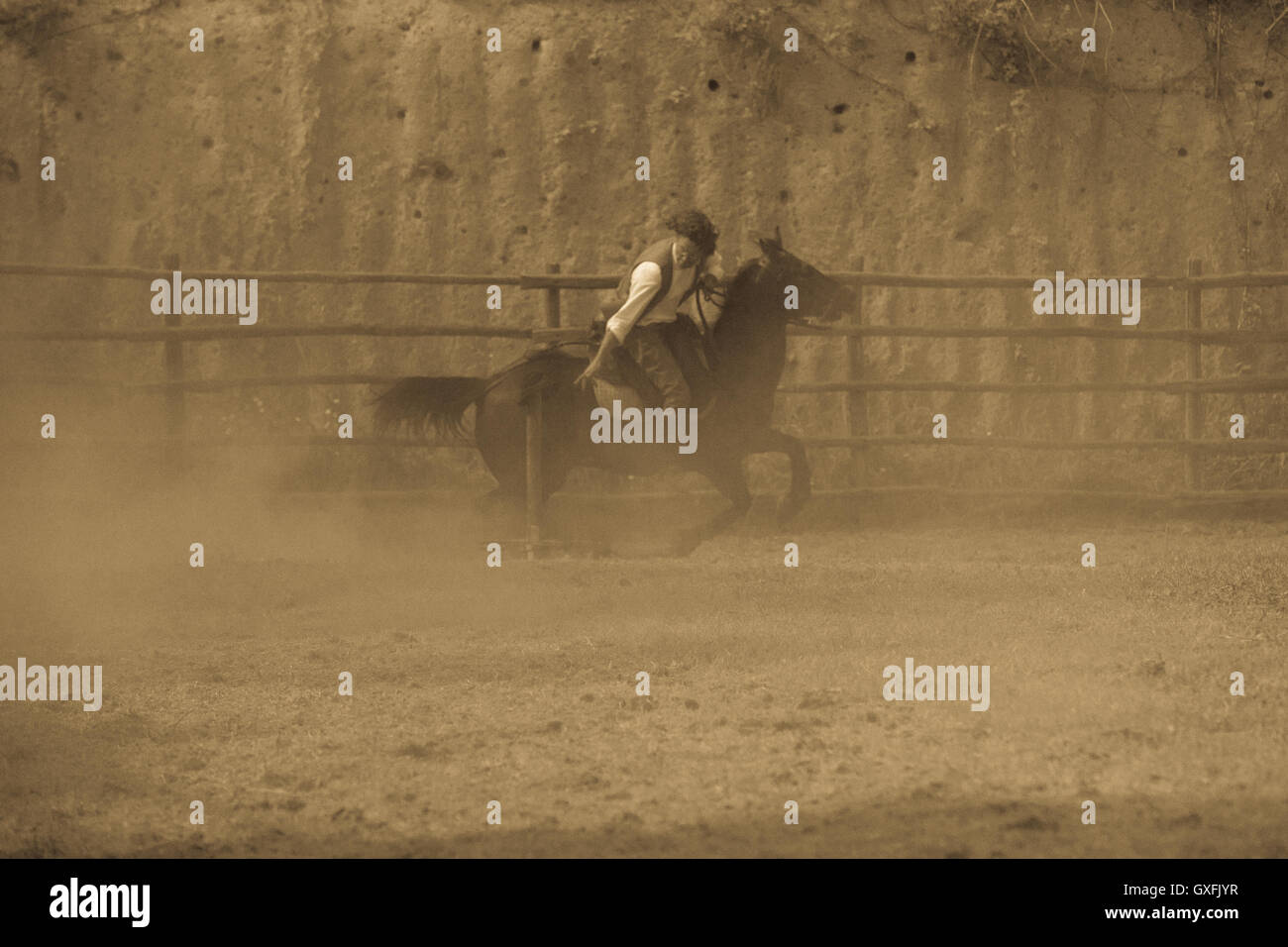 Riarto dei butteri, the annual traditional meeting of italian cowboy ...