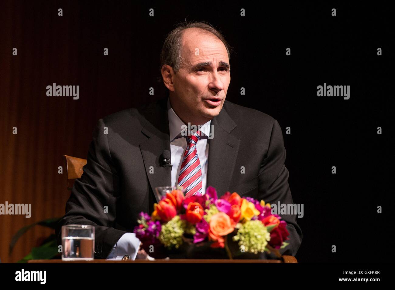 Political strategist David Axelrod speaks about his memoir during a ...