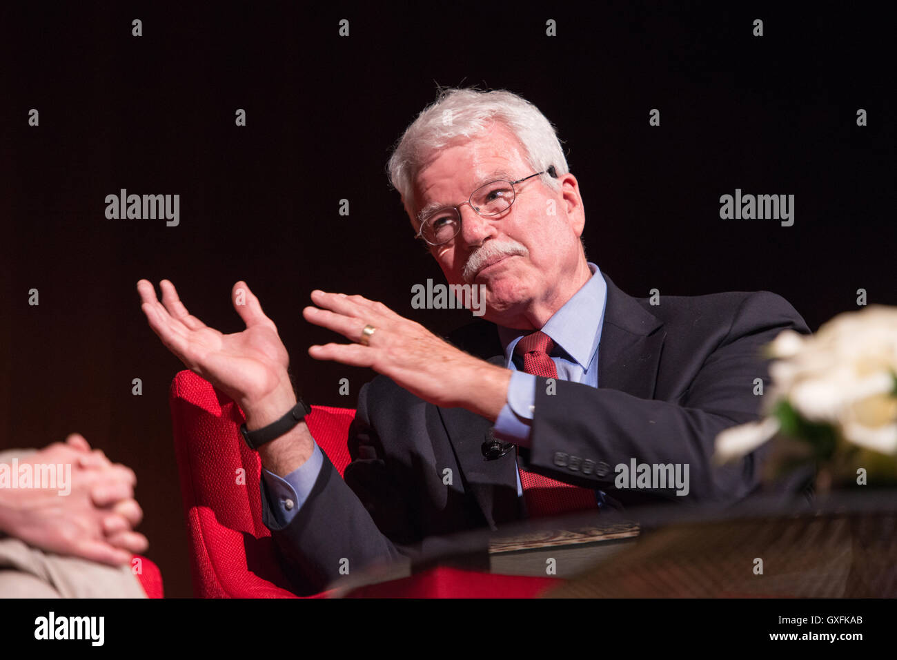 American politician George Miller during an education discussion at the ...