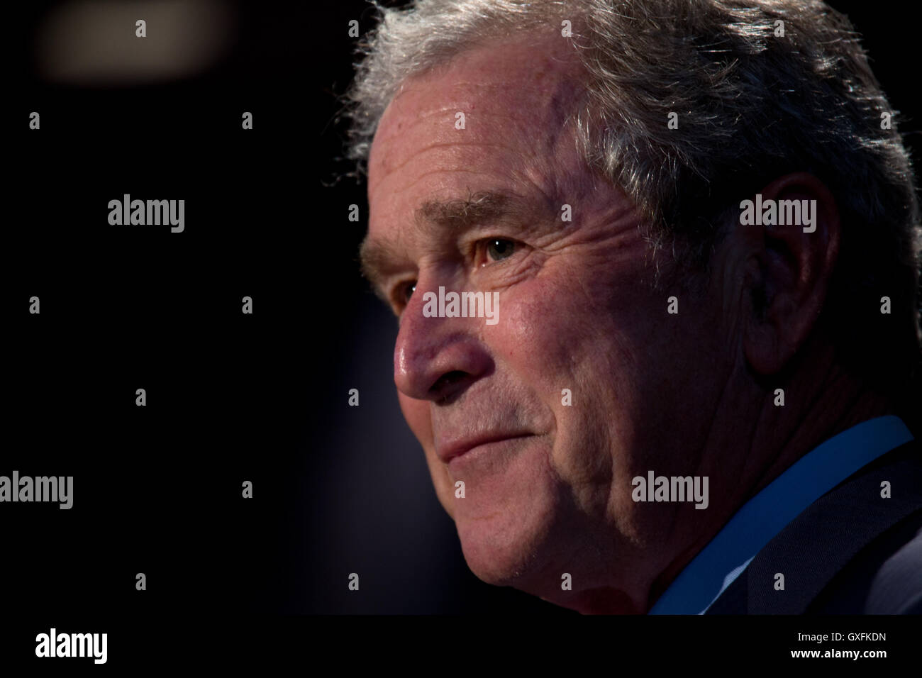 Former U.S. President George W. Bush during an appearance at the LBJ ...
