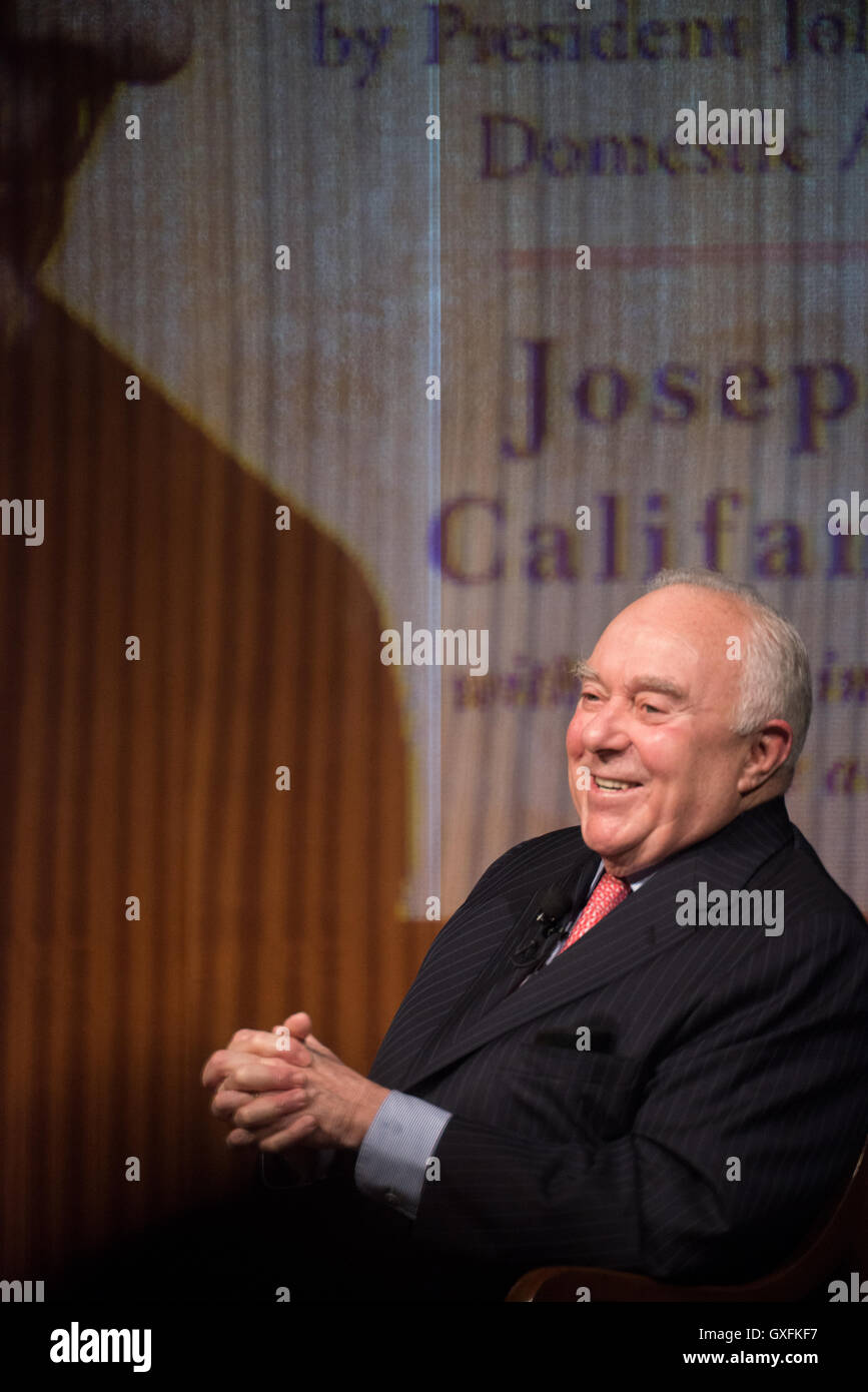 Joseph Califano speaks about his new book at the LBJ Presidential ...