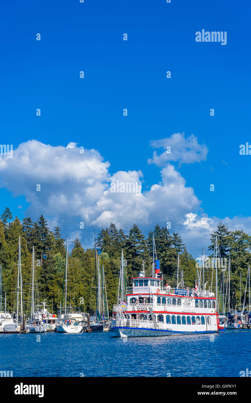 Riverboat "The Constitution", Coal Harbour, Vancouver, British Columbia ...