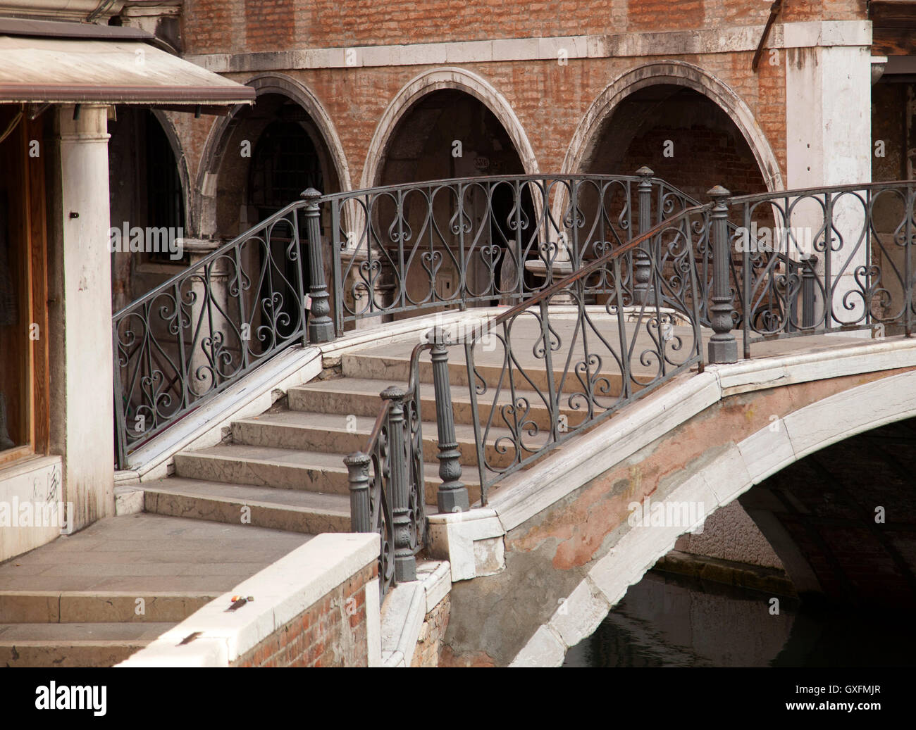 Bridge over a canal in Venice, Italy Stock Photo - Alamy
