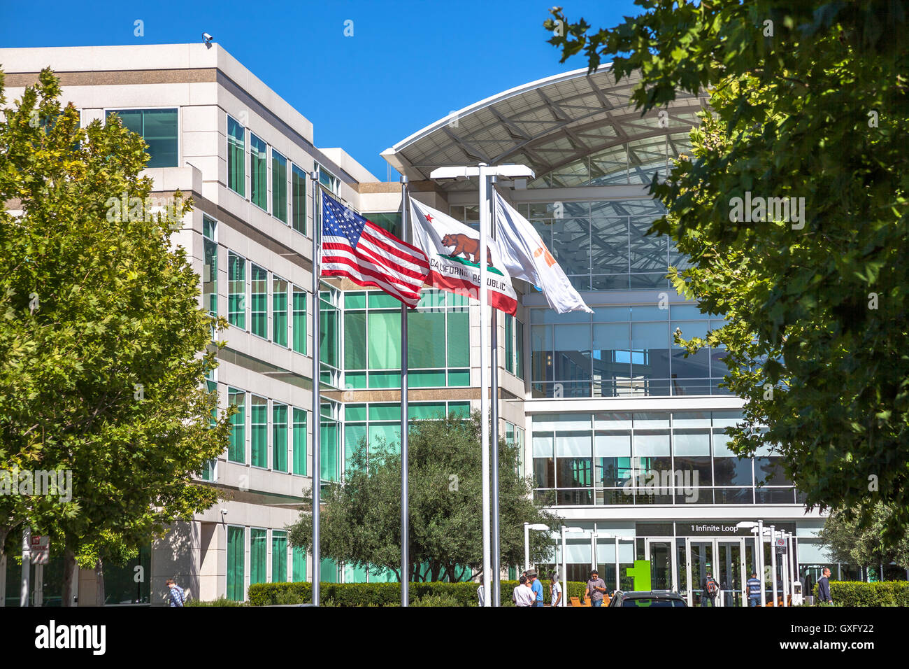 Apple building california hi-res stock photography and images - Alamy