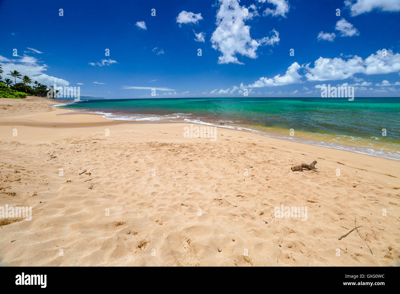 Sunset Beach North Shore Stock Photo - Alamy