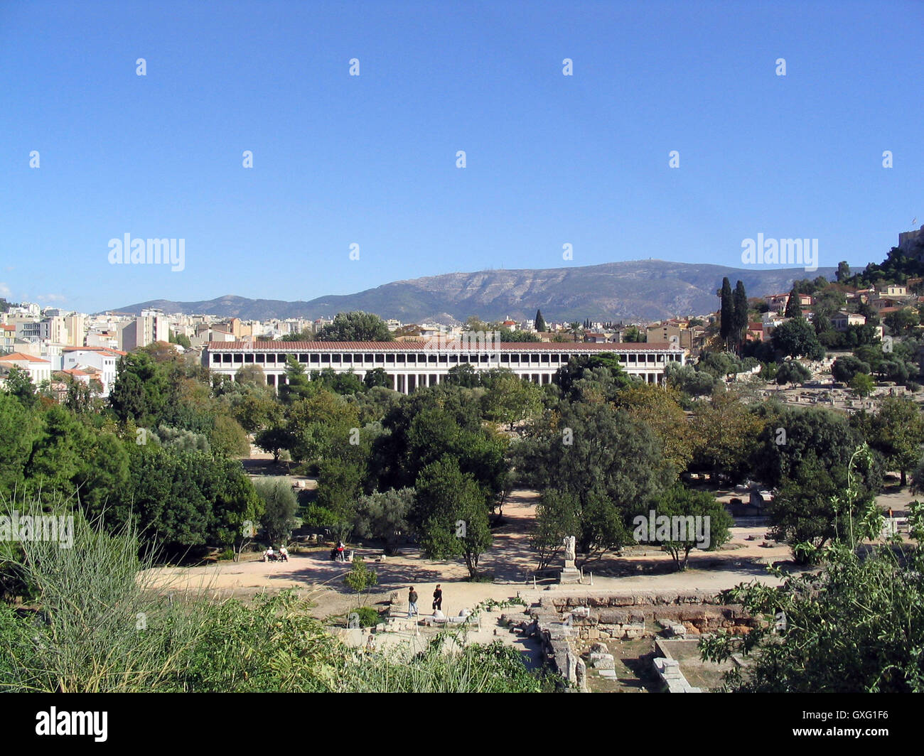 Ancient Agora of Athens, Greece Stock Photo - Alamy