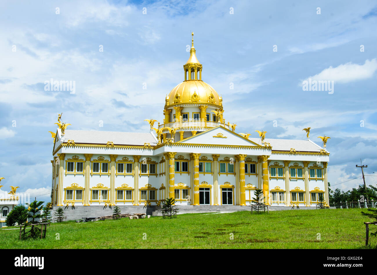 The School buildings in European style Stock Photo - Alamy