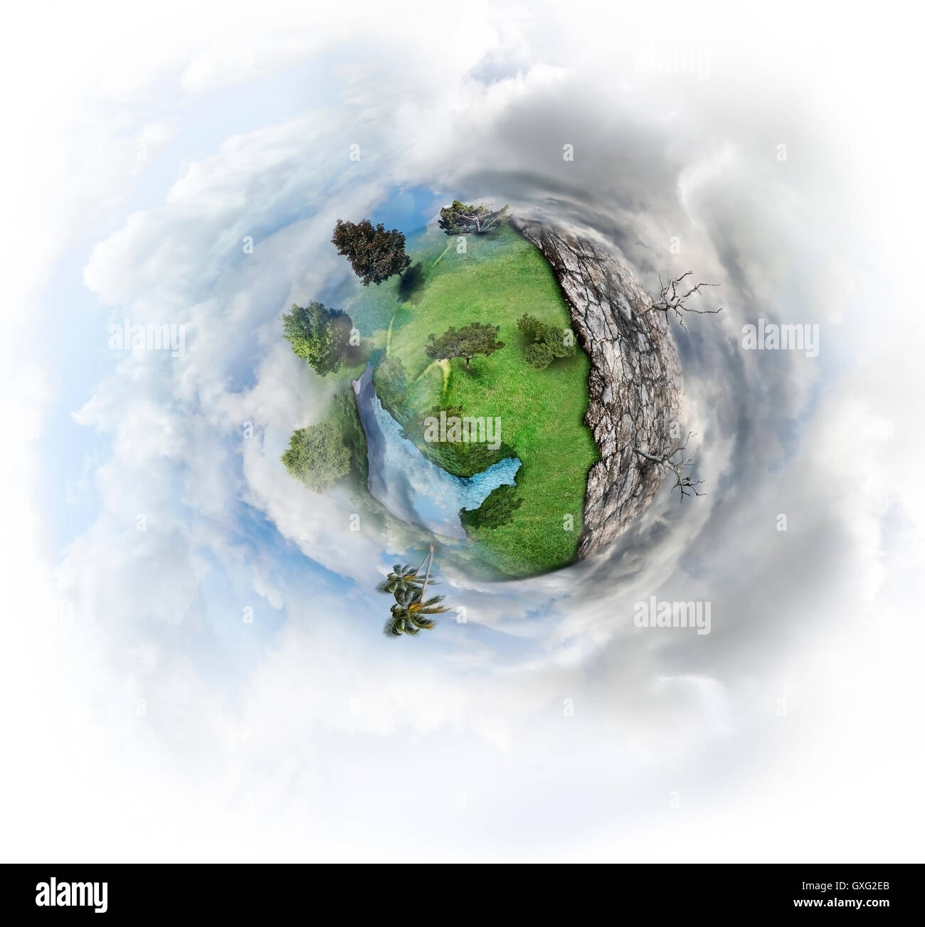 Earth concept grass hi-res stock photography and images - Alamy