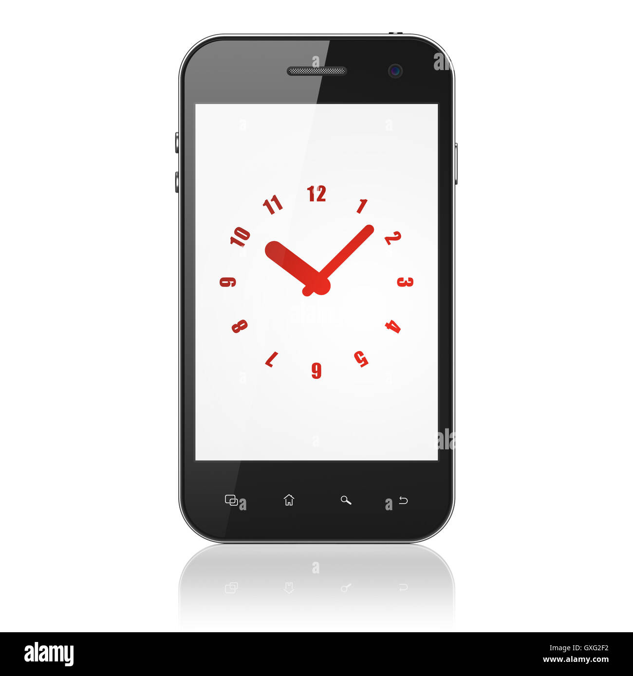 Digital clock abstract Cut Out Stock Images & Pictures - Alamy