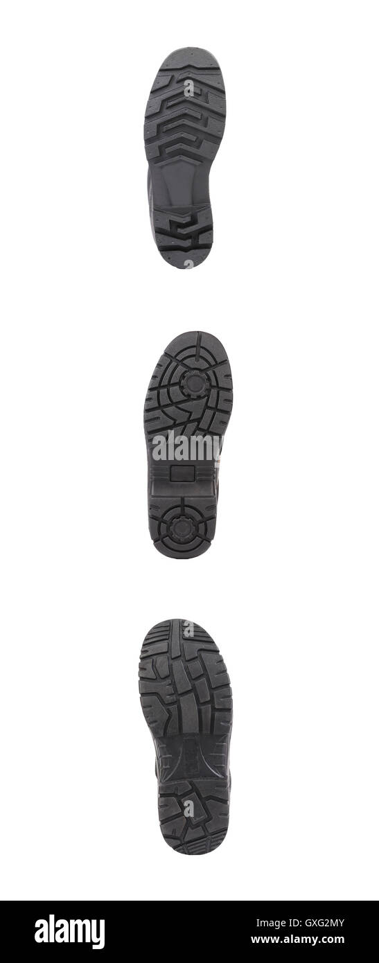 Three shoe soles collage Stock Photo - Alamy