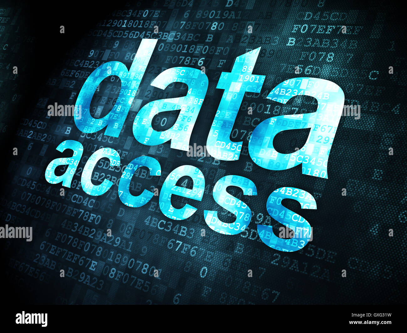 Information concept: Data Access on digital background Stock Photo - Alamy