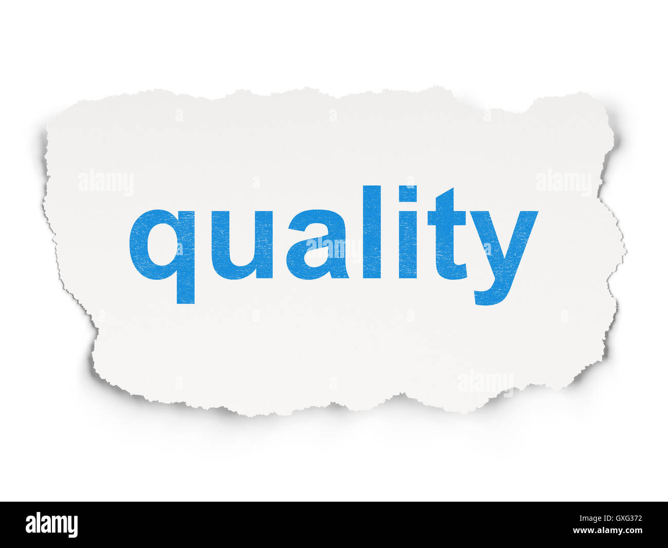 Marketing concept: Quality on Paper background Stock Photo - Alamy