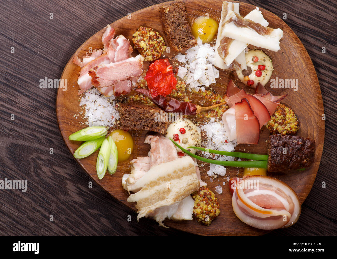 Set of Various Ham Stock Photo - Alamy