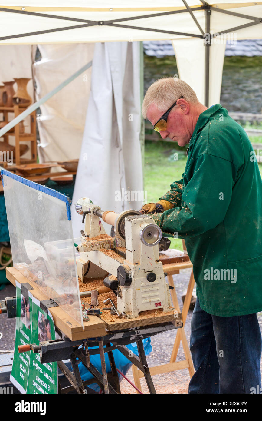 Turing wood at St Fagans Stock Photo - Alamy